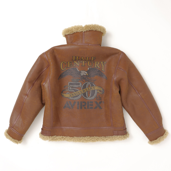 AVIREX アビレックス B-3 CUSTOM 5250009 牛革 アウター 50周年記念 革